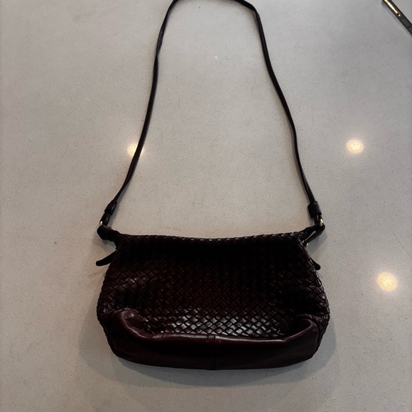 margot | Bags | Margot Espresso Woven Leather Crossbody Bag | Poshmark